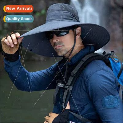 Large brim sunshade anti-ultraviolet hat men and women summe
