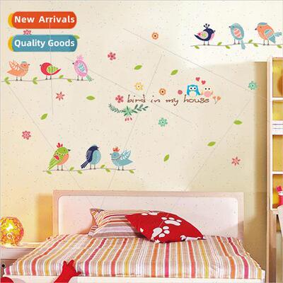 Pengcai new wall stickers XL7160 warm fresh bird childrens r