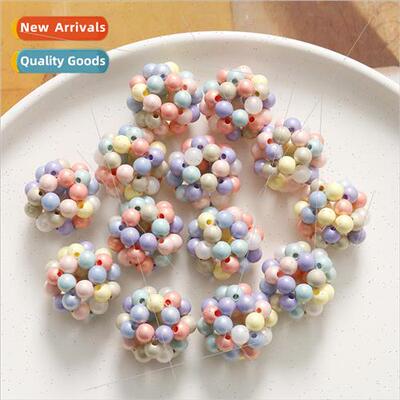 Colorful macaron color colorful weaving three-dimensional ba