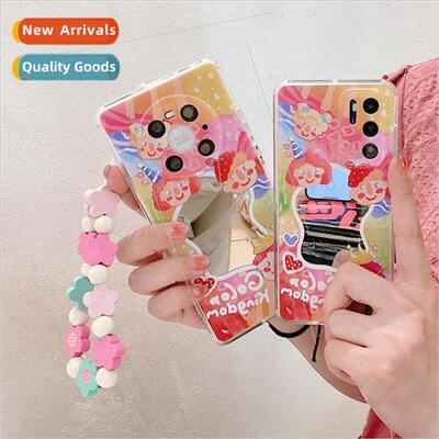 YiMengLing Mirror 适用 Huawei P30/mate40pro Phone Case P40 P