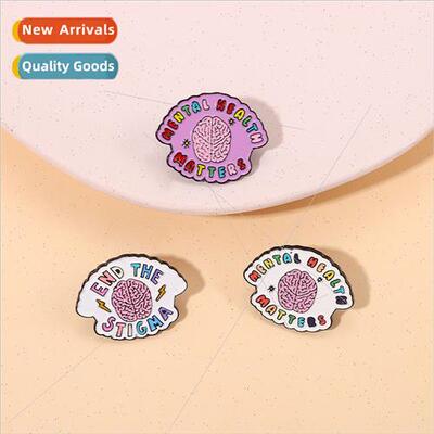 Creative mental health text body organs brain shape personal