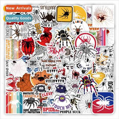 50 new personalized spider stickers decorative luggage stati