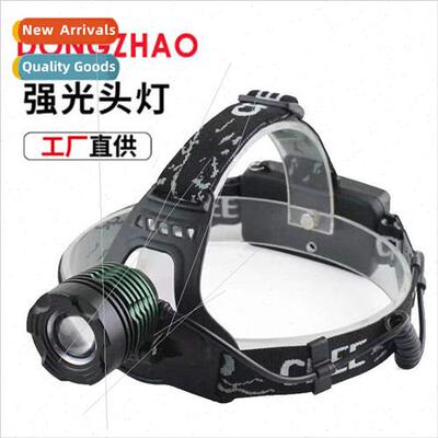 New headwear rechargeable strong light headlamp outdoor ligh