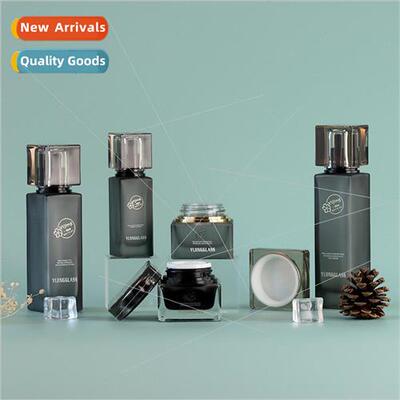 New Degraded Glass Skincare Glass Bottle Set Multi-ze Moistu