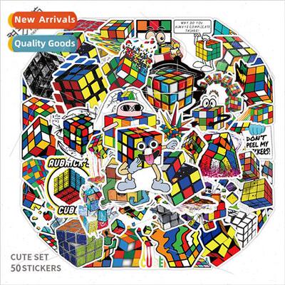 50 cartoon hand exme sports Rubiks Cube graffiti stickers no