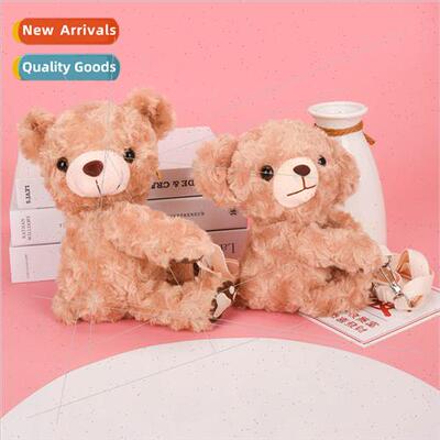 Cartoon cute plush doll doll bag teddy bear bag doll grabber
