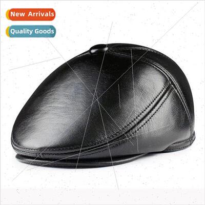 Middle-aged and elderly hat men winter days old man hat dad