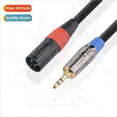 New shielded 0.3 meters gold-plated head stereo 3.5 male to