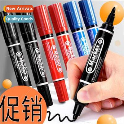 Oil-based Stedan large double-ended marker black thick line