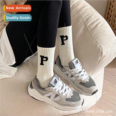 Socks womens spring and summer section of the mid-calf warm