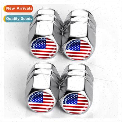 Aluminum alloy hexagonal car tire valve cap aluminum alloy m
