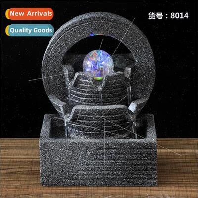 Small desktop creative wigwam water fountain garden decorati