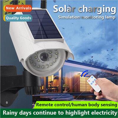 Solar anti-burglar light with surveillance camera set light
