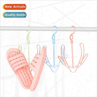 Multi-purpose sun shoes rack balcony coat rack drying shoes