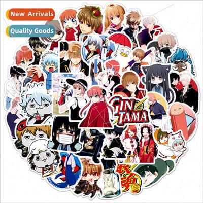 50 Gintama lver Soul Graffiti Stickers Waterproof ggage Lapt