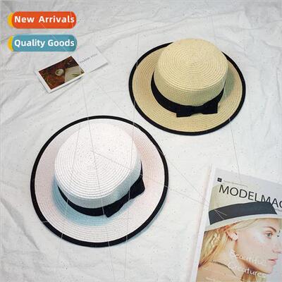 Spring and summer Korean beanie hat children retro straw hat