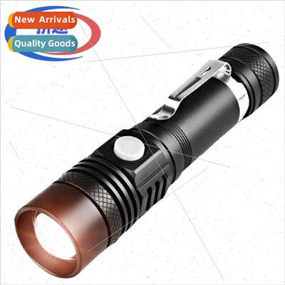 T6 aluminum alloy strong light flashlight usb rechargeable t