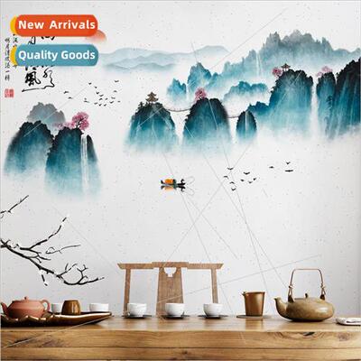 CH69082 high mountains and flowing water home wall beautific