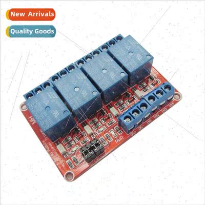 4 Way Electromagnetic Relay Module High and Low Level Trigge