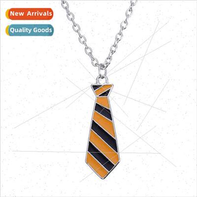 Harry Potter Tie Necklace Gryffindor Ravenclaw Hedge Necklac