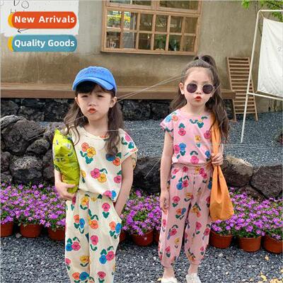 Childrens suit 2023 summer new Korean  of the girls undershi