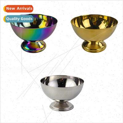 Stainless Steel Salad Cup Cold Drink Ice Cream Cup Smoothie