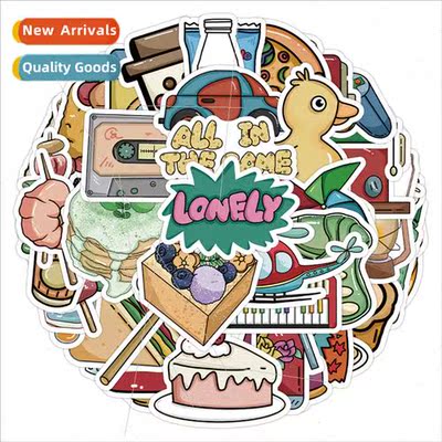 60 nostalgic retro  graffiti stickers handbook decorative mo