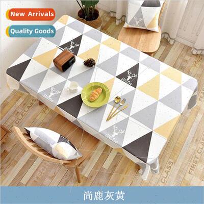 Scandinavian simple rectangular dining table cloth waterproo
