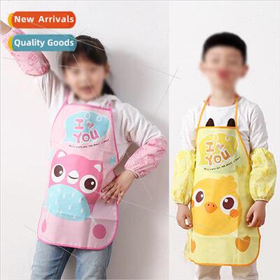 Baby eating coverall bib waterproof baby back to wear clothe