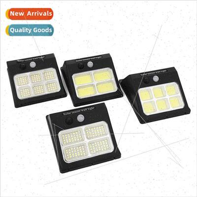New 112LED solar lights human sensor outdoor wall light ligh