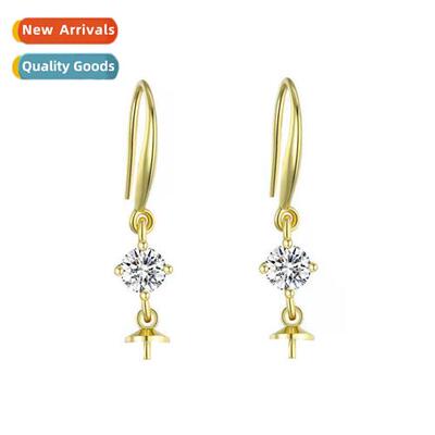 Copper Embryo Zirc Earrings Accessories Copper Silver Plated