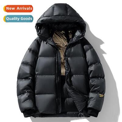 2023 winter new black gold down jacket couple models thicken