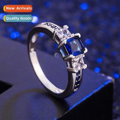 Sapphire ring female an  American sapphire amethyst gemste w