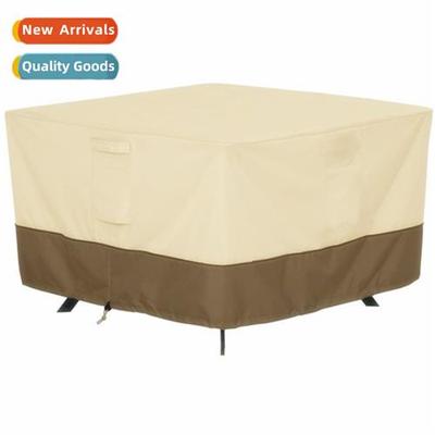 High-grade square color-coordinated table  c cover Patio sma