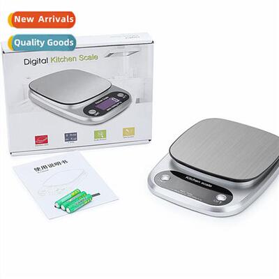 C305 10KG Stainless Steel Face Electric Kchen Scale Househol