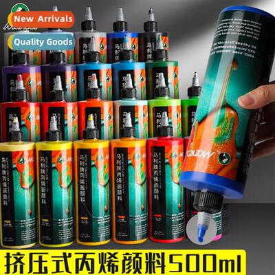 Tip squeeze acrylic paint 500ml large bottle  waterpro sun d