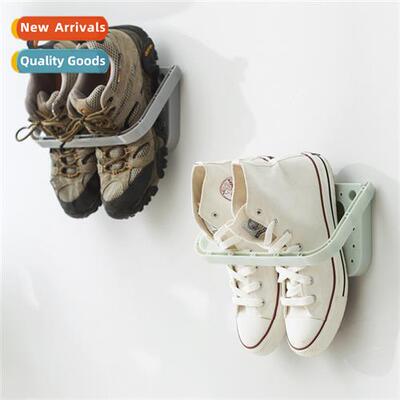 A2540 Sucti Cup Folding Shoe RackWall Mounted ShelfSlipper O