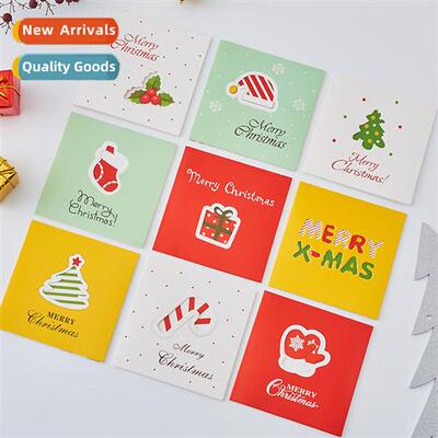 Skelet Creative Christmas Greeting Card Mini Card Simple Car