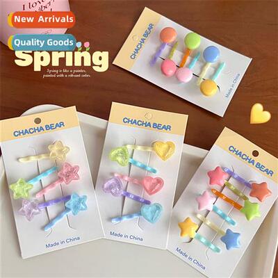 New  card cy color system love star resin e word clip childr