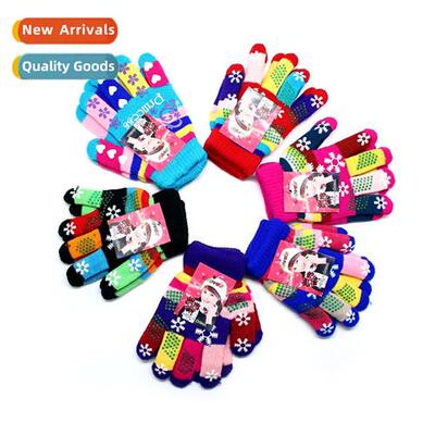 2017 new womens winter outdoor gloves snowflake dot rubber f