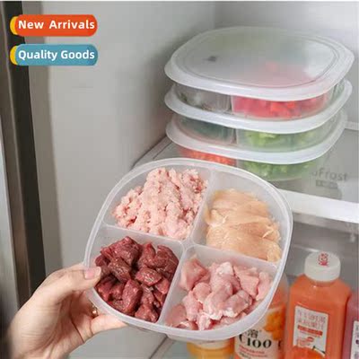Japanese kchen four compartments transparent refrigerator pr