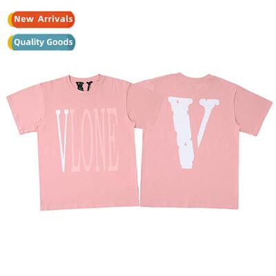 High Set Hipster Big V Reflective Letter t-shirt Limed Cherr