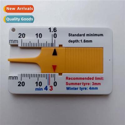 Plastic Tread Ruler 0-20MM Vernier Depth Caliper Tire Tread