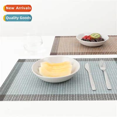 New bright silk placemats Simple Western-style placemats hom