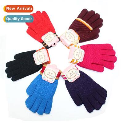 2017 New Ladies Woolen Gloves Winter Ladies Warm Gloves  Ful