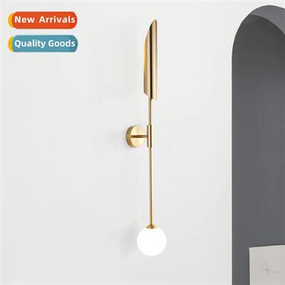 Post-modern light luxury gold wall lamp er  house living roo