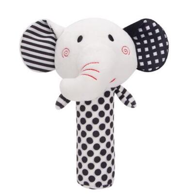 New 0-1 year old early educati black  whe h grasping BB stic