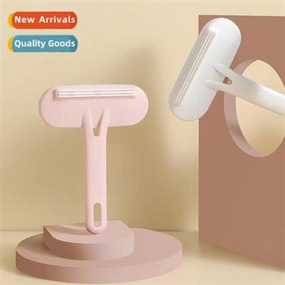 Dust removal double-sided static brush cashmere wool coat br