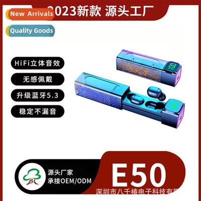 Bluetooth Headset E50 Noise Canceling Wireless In-Ear Sports