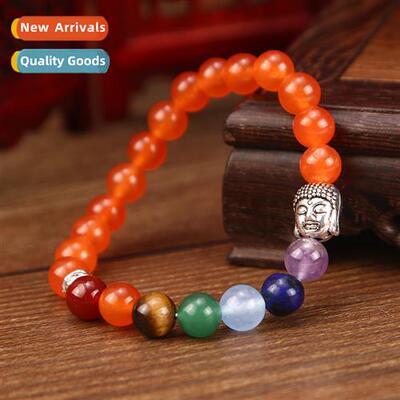 Tigers Eye 8mm Green Dgling  Agate Bracelet 3 Piece Set Stri